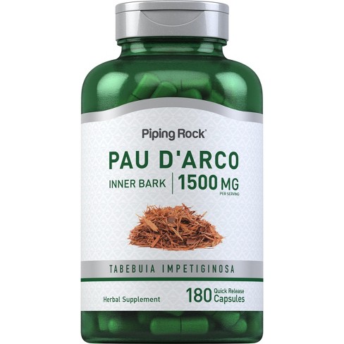 Piping Rock Pau D'arco Capsules | 1500mg | 180 Count : Target