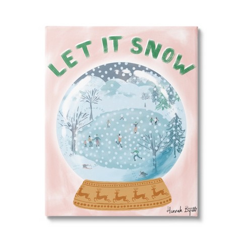 Stupell Industries Let It Snow Globe, 24'' X 30'' : Target