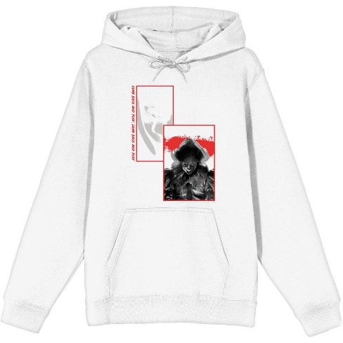 It Chapter 2 Pennywise Screengrab Collage Adult White Long Sleeve ...