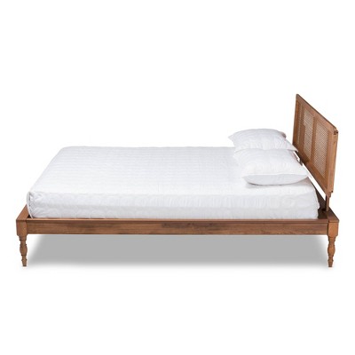 Save $221 • Full Romy Wood Platform Bed Ash Walnut - Baxton Studio ...