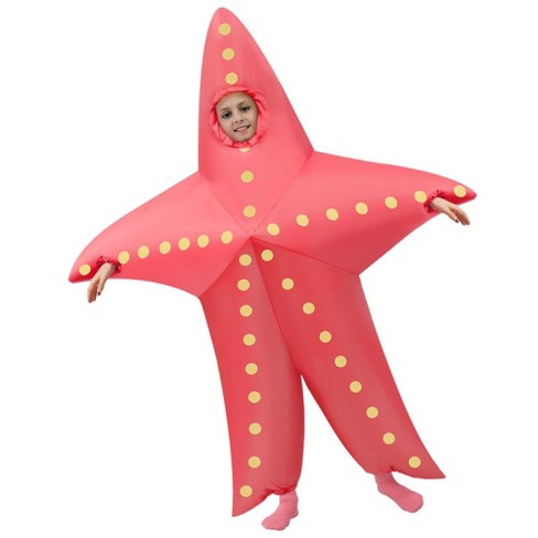 Syncfun Kids Starfish Fullbody Halloween Inflatable Costume, Sea Animal ...
