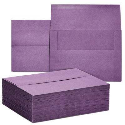 Sustainable Greetings 100 Pack Purple Envelopes 5x7, A7 Size For ...