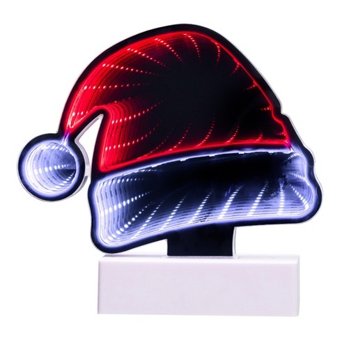 Northlight Led 3d Santa Hat Christmas Infinity Mirror - 6.5" : Target