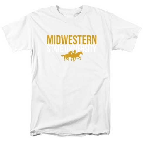 Midwestern State University Official Stacked Unisex Adult T-shirt ...