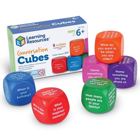 Learning Resources Conversation Cubes : Target