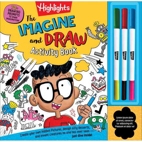 The Imagine And Draw Activity Book - (highlights Imagination Activity ...