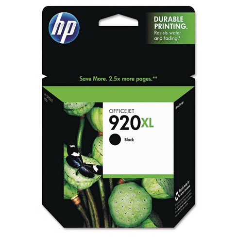 Hp 920xl High Yield Single Ink Cartridge - Black (hewcd975an) : Target