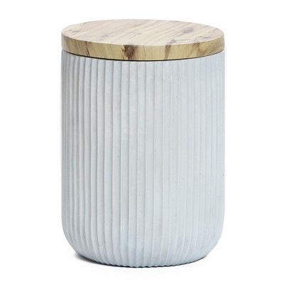 Farmond Concrete Side Table - Dark Grey - Safavieh : Target