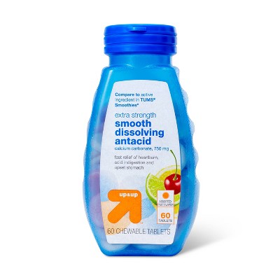 Antacid Smooth Chews - Assorted Fruit Flavor - 60ct - Up&up™ : Target