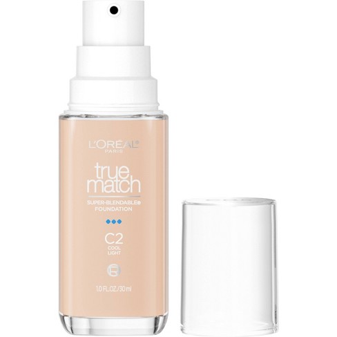 L'oreal Paris True Match Super Blendable Foundation - C2 - 1 Fl Oz : Target