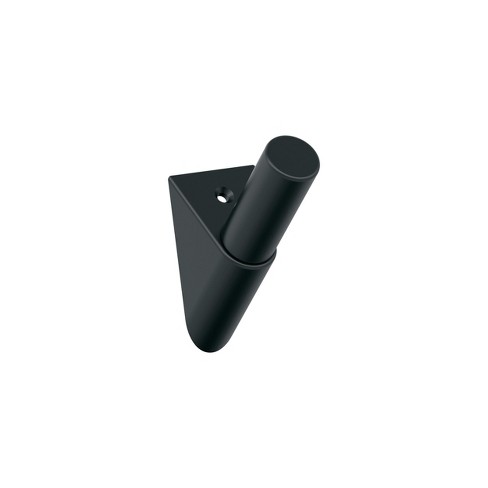 Amerock Acclivity Contemporary Single Prong Matte Black Wall Hook : Target