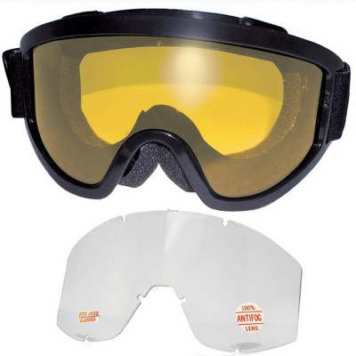 2 Pairs Of Global Vision Trip Safety Motorcycle Goggles With Clear ...