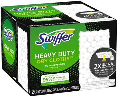 Swiffer Unstopables Fresh Heavy Duty Dry Cloths Refill - 20ct : Target