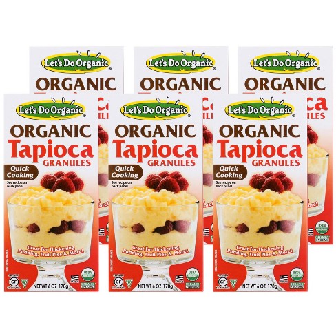 Let's Do Organic Tapioca Granules - Case Of 6/6 Oz : Target
