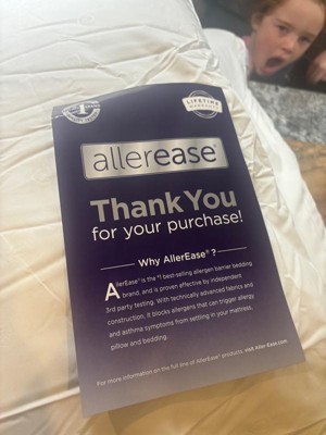 Standard Medium 2pk Machine Washable Total Allergy Defense Pillow White - Allerease : Target