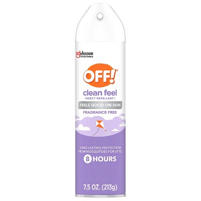 Off! Clean Feel Mosquito Repellent Deet Free Bug Spray - 7.5oz : Target