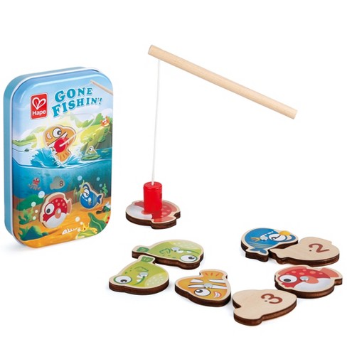 Hape: Gone Fishin'! - Kids Magnetic Fishing Game, Learn Basic Math ...