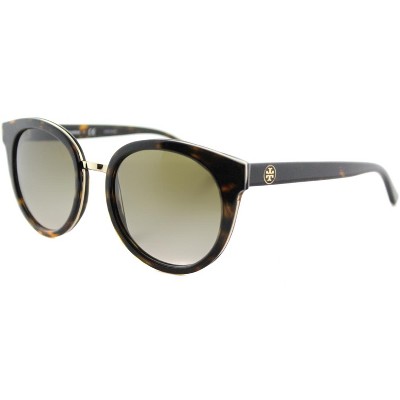 Tory Burch 51013 Womens Round Sunglasses Tortoise 53mm : Target