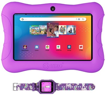 Contixo 7" Kids 32gb, 2gb Ram Tablet (2024 Model) With Educational Apps ...