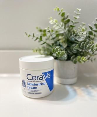 Cerave Moisturizing Face & Body Cream With Pump For Normal To Dry Skin ...