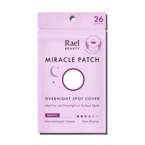 Rael Beauty Miracle Pimple Patch Overnight Spot Cover For Acne - 26ct ...