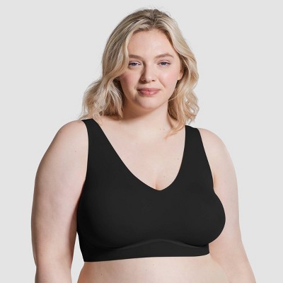 True & Co. True Everybody Women's Plus Size V-neck Lift Bra - Black 2x ...