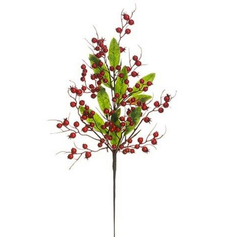 Allstate Floral 28" Red Berry Artificial Decorative Spray : Target