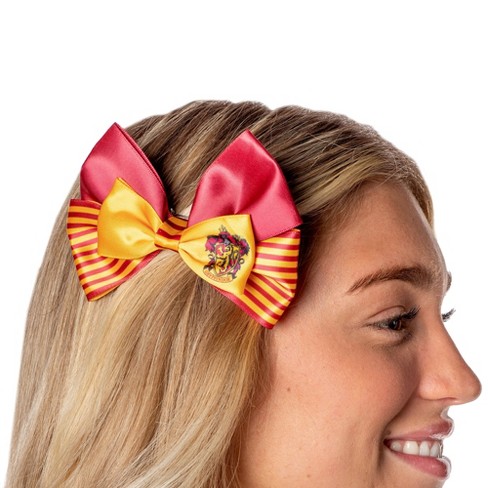 Harry Potter Hogwarts School Gryffindor House Crest Hair Bow ...
