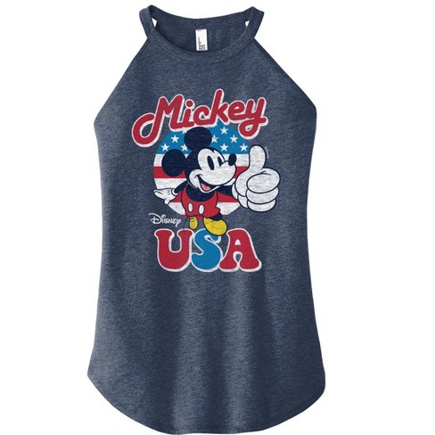 Women's - Disney - Americana Graphic High Neck Tank : Target
