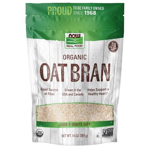 Oat Bran by Now Foods - 14 oz Bag : Target
