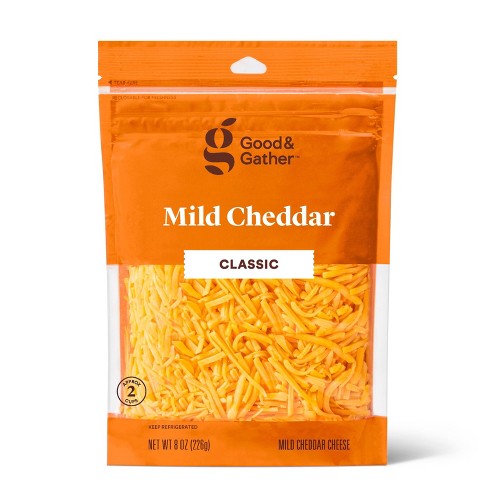 Shredded Mild Cheddar Cheese - 8oz - Good & Gather™ : Target
