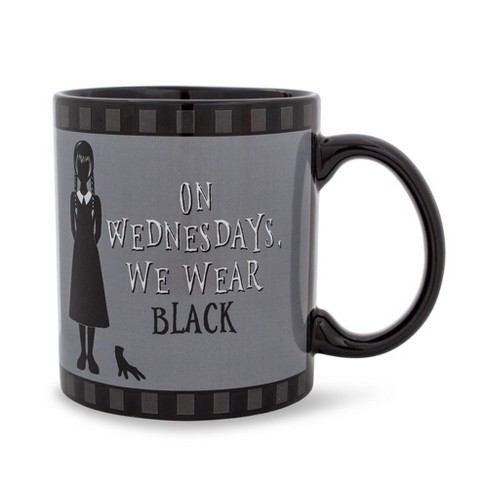 Silver Buffalo Addams Family Wednesday "on Wednesdays, We Wear Black ...