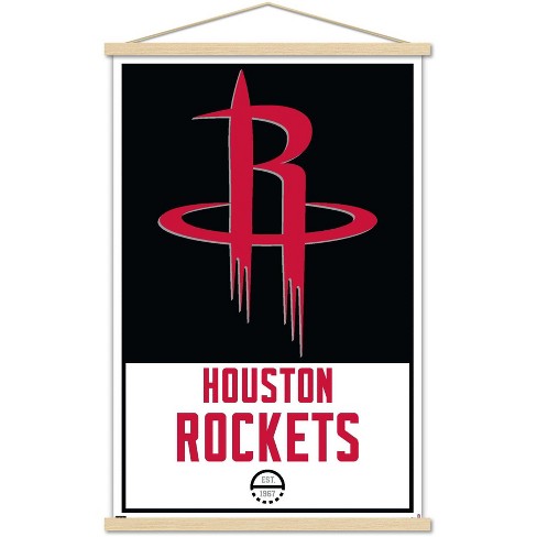 Trends International Nba Houston Rockets - Logo 21 Magnetic Framed Wall ...
