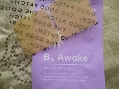 The Good Patch B12 Awake Plant-based Vegan Wellness Patch - 4ct : Target