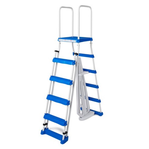 Swimline 5-step A-frame Above Ground Entry/exit Pool Ladder With ...