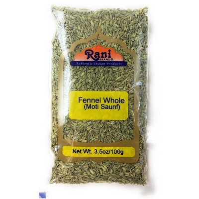Fennel Seeds (saunf Sabut) - 3.5oz (100g) - Rani Brand Authentic Indian ...