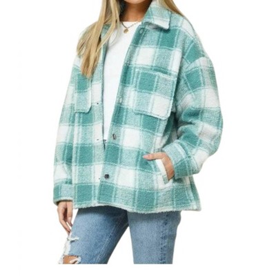 Women's Ally Flannel Shacket - Style Rack S : Target