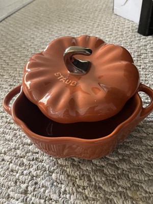 Staub Ceramic 24-oz Pumpkin Cocotte - Matte Black : Target