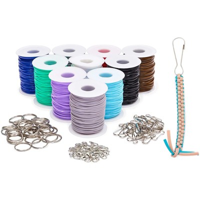 Juvale 10 Spools 50 Yards Each Of Plastic Lanyard String, Gimp String ...