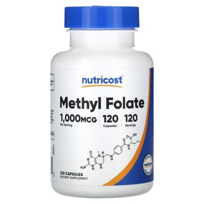 Nutricost Methyl Folate, 1,000 mcg, 120 Capsules : Target
