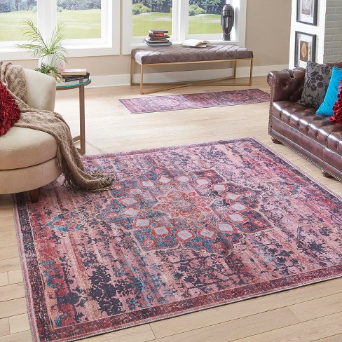 Unique Loom 7' 10 X 7' 10 Renaissance Roma Brick Area Rug : Target