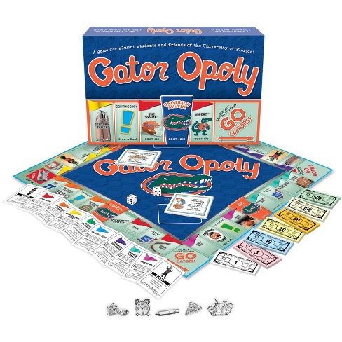 Late For The Sky: University Of Florida Gator Opoly Monopoly Board Game ...