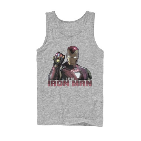 Men's Marvel Avengers: Endgame I Am Iron Man Tank Top - Athletic ...