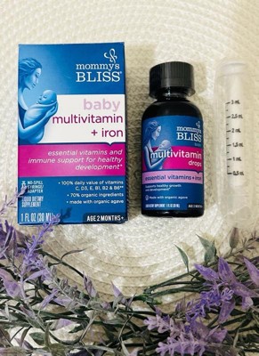 Mommy's Bliss Baby Multivitamin + Iron - 1 Fl Oz : Target
