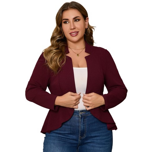 Long Sleeve Plus Size Blazer : Target
