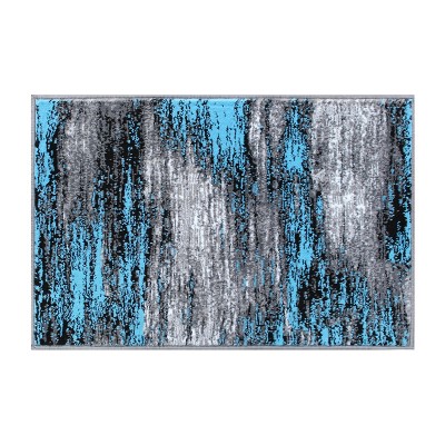 Area Rug Modern Ombre Rug Contemporary Gradient Throw Carpet For ...