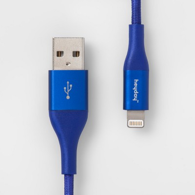 heyday™ Lightning to USB-A Braided Cable 6ft - Blue – Target Inventory ...