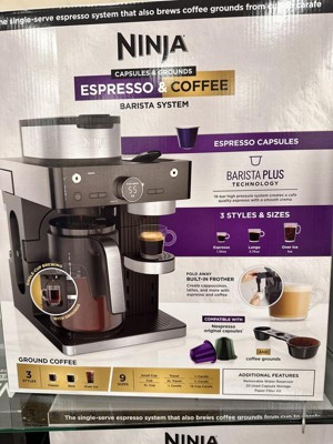 Ninja 12c/single-serve Espresso & Coffee Barista System – Cfn601 : Target