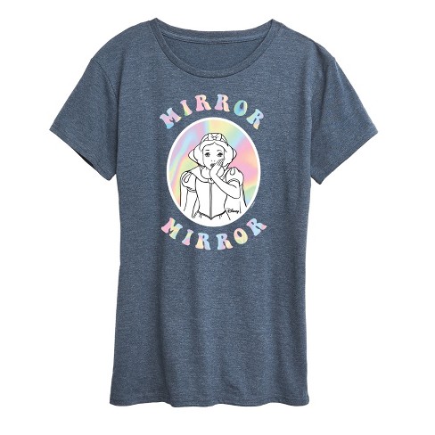 Women's - Disney - Mirror Mirror Short Sleeve Graphic T-shirt : Target