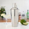 True Retro Cocktail Shaker, Stainless Steel 24 Oz Cobbler Shaker With ...